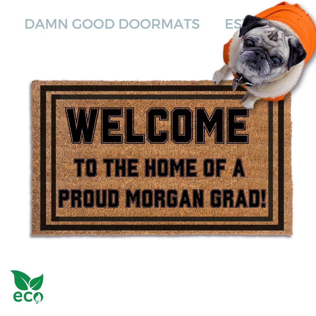 Personalized College Graduation Gift Custom Doormat | Alumni | Realtor ...