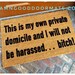 Ask Not for Whom the Bell Tolls John Donne Quote Doormat Doormatt New ...