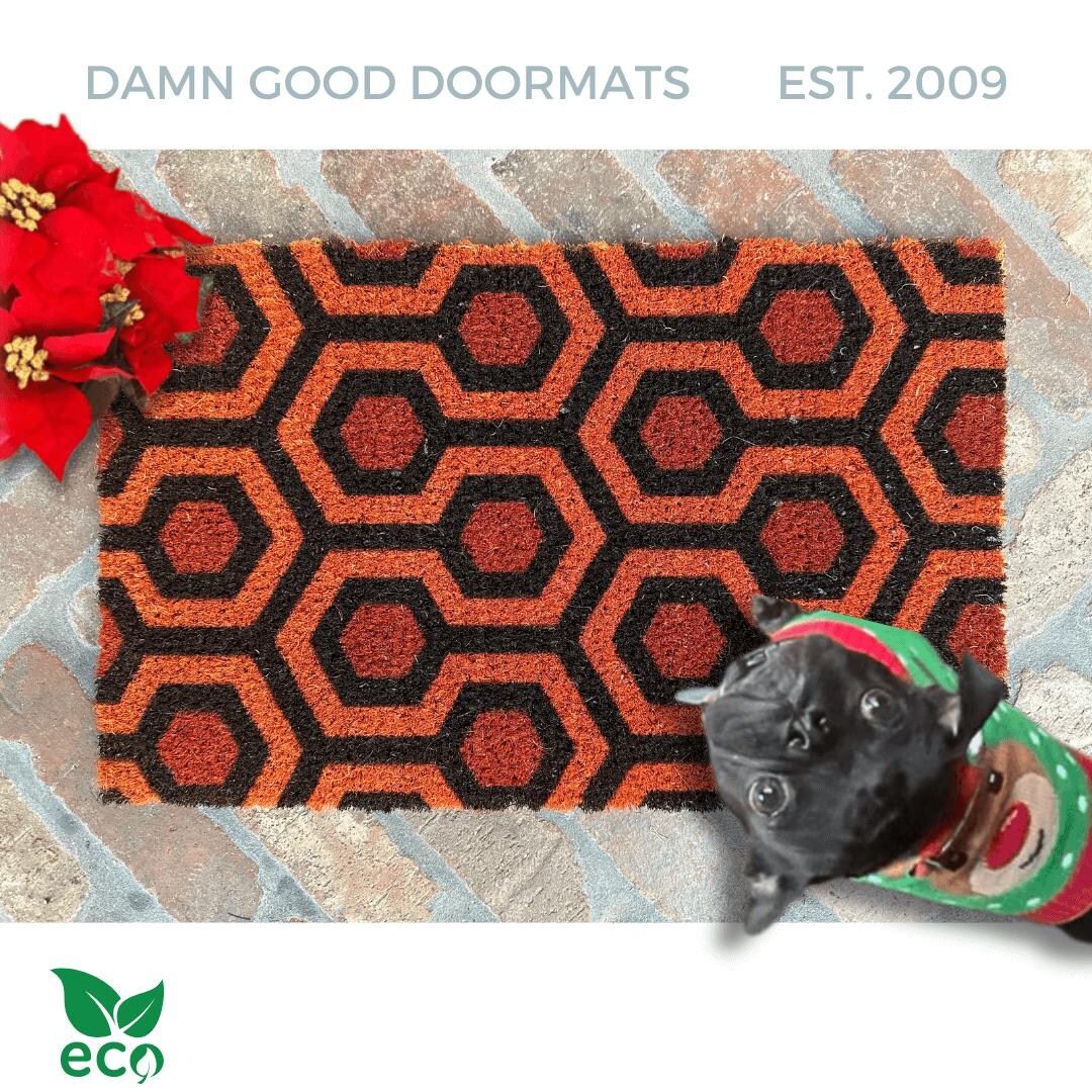 Orange Hex Pattern Doormat | the Shining Carpet | Classic Movie Fan ...