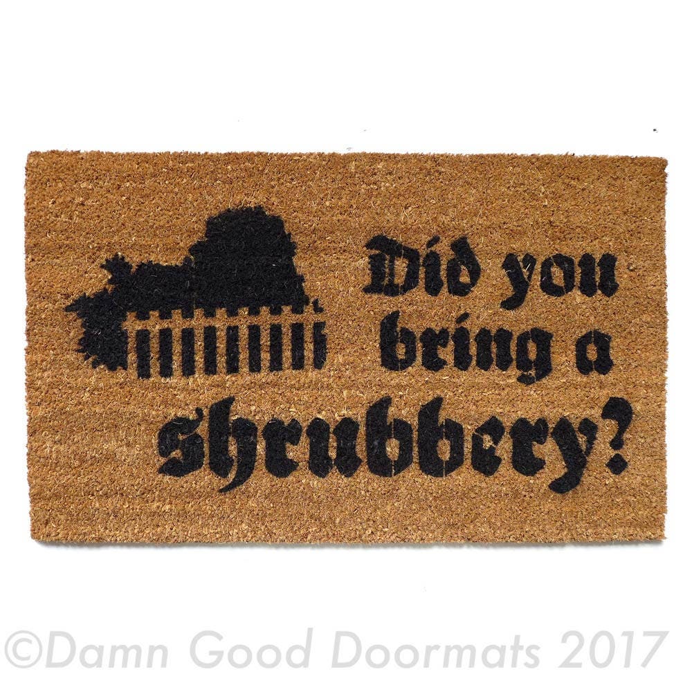 Did you bring a SHRUBBERY Monty Python knights who say Ni | Etsy