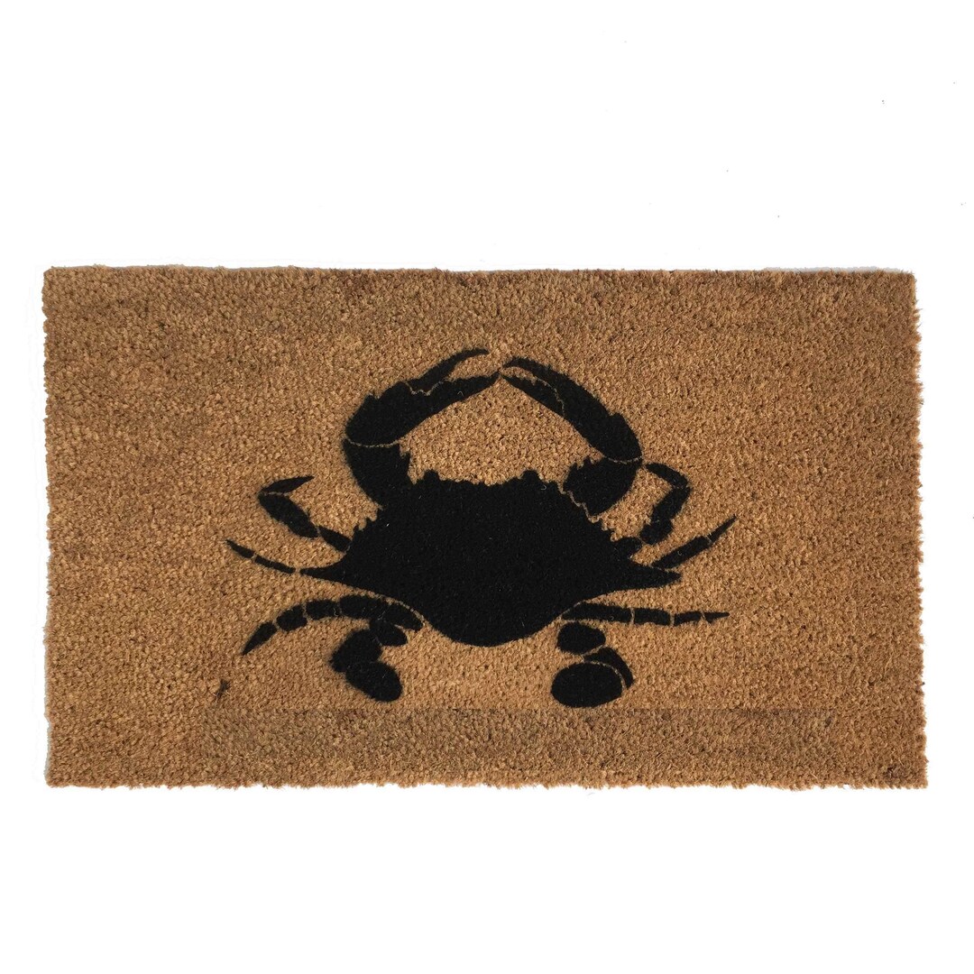 Blue Crab Welcome Mat: Chesapeake Bay Nautical Decor (eco-friendly Coir ...
