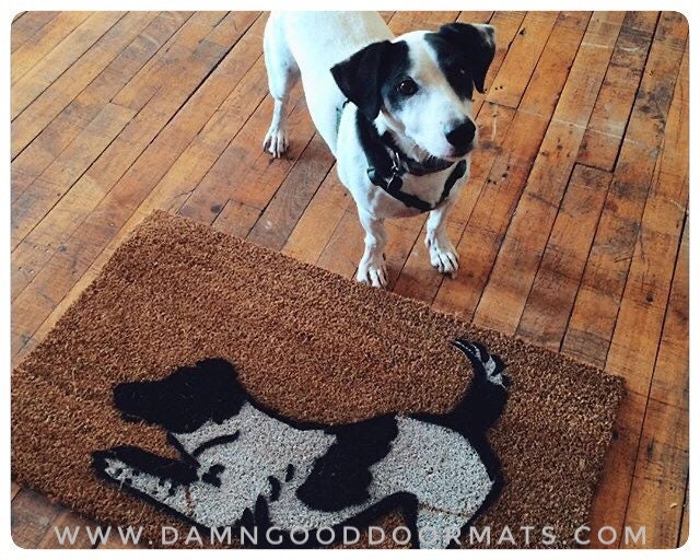 Jack Russell Terrier doormat dog lover door mat dog bed cute | Etsy