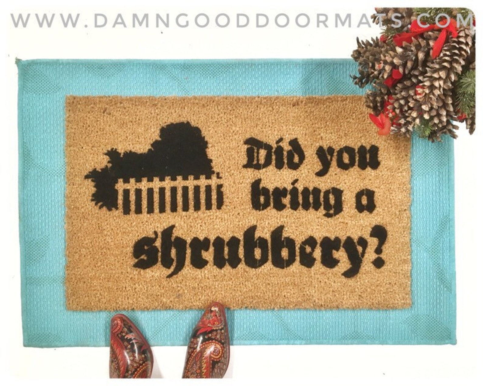 Did you bring a SHRUBBERY Monty Python knights who say Ni | Etsy