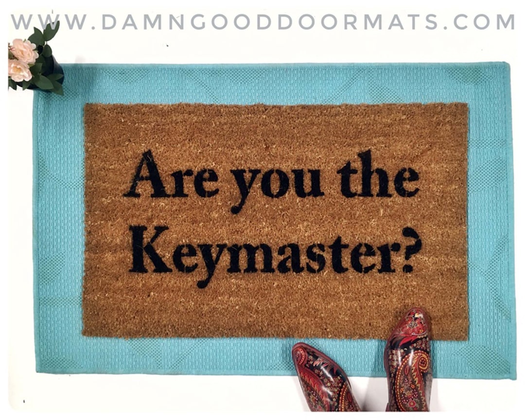 Are You the Keymaster? | Ghostbusters Doormat | Damn Good Doormats 0 ...