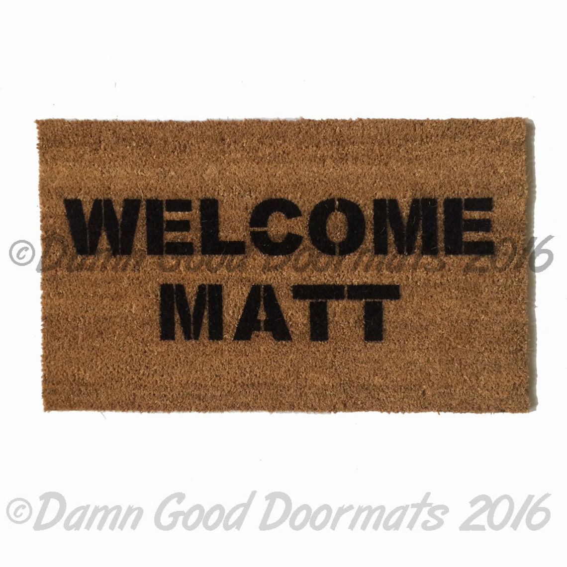 Welcome Matt™ | Etsy