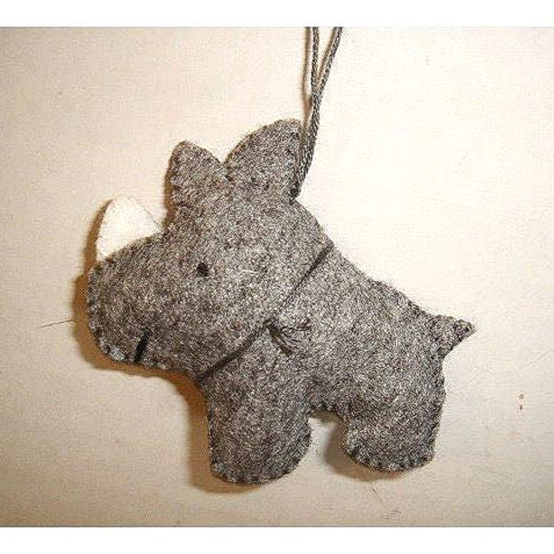 Rhino Ornament/ Made of Felt/handmade/ MADE to Order** - Etsy