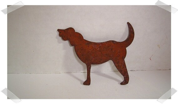 Rusty Tin Cutouts/ 4 Assorted Designs to Pick From /craft | Etsy