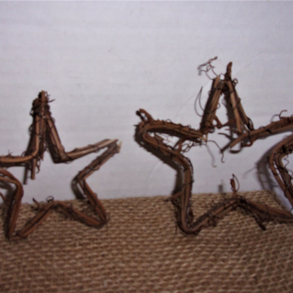 Grapevine Stars - Etsy