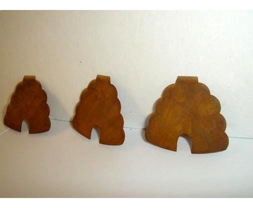 Rusty Metal Cutouts/ Set of 3/craft Supplies* - Etsy