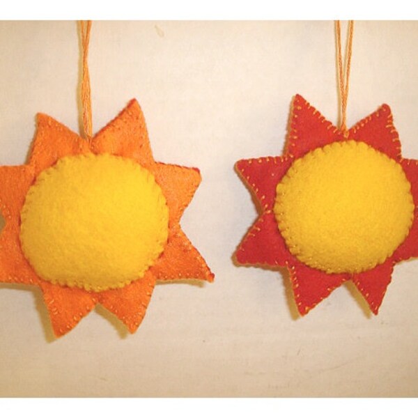 Felt Sun - Etsy
