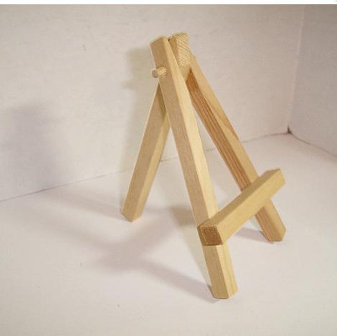 Miniature Wooden Easel/ Small Size/color Wood Will Vary*/craft Supplies ...