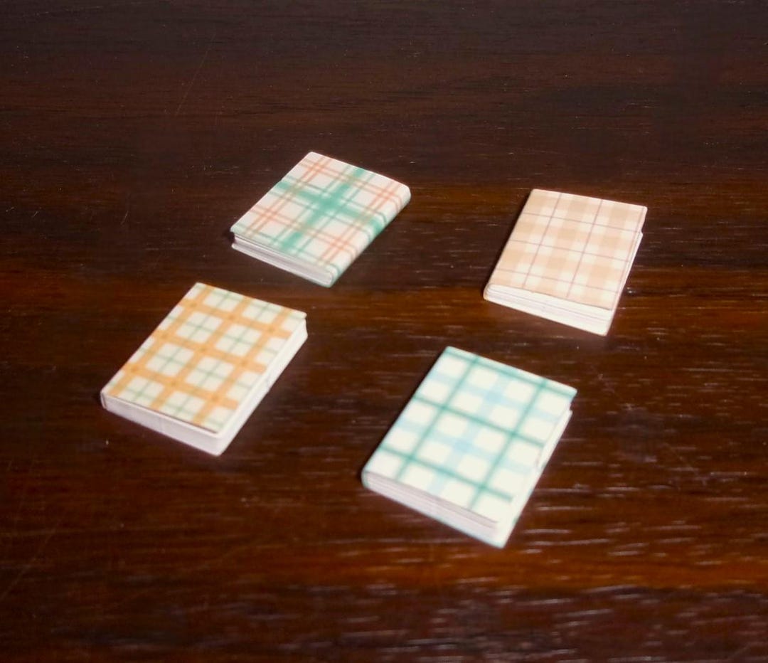 Miniature Books/ Set of 4 / Minis/ Supplies* - Etsy