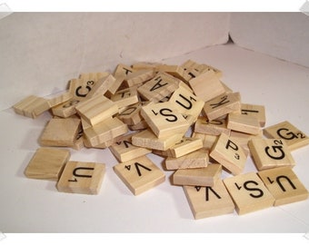 Scrabble Game Pieces | Etsy