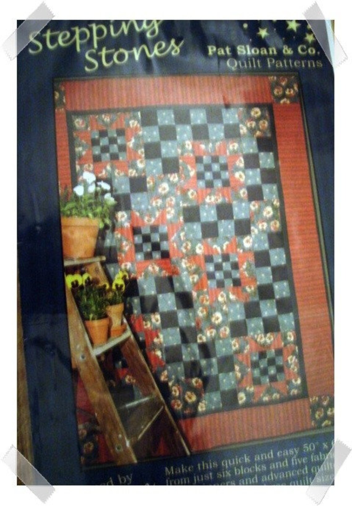 Stepping Stone Quilt PATTERN/ Craft Supplies | Etsy