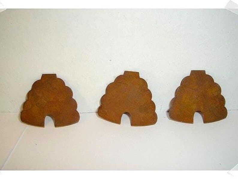 Rusty Metal Cutouts/ Set of 3/craft Supplies* - Etsy