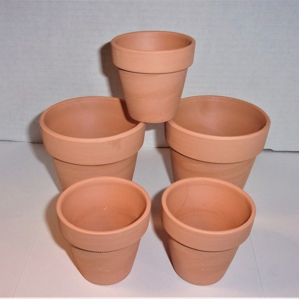 Terra Cotta Pots - Etsy