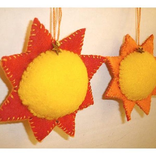 Felt Sun - Etsy