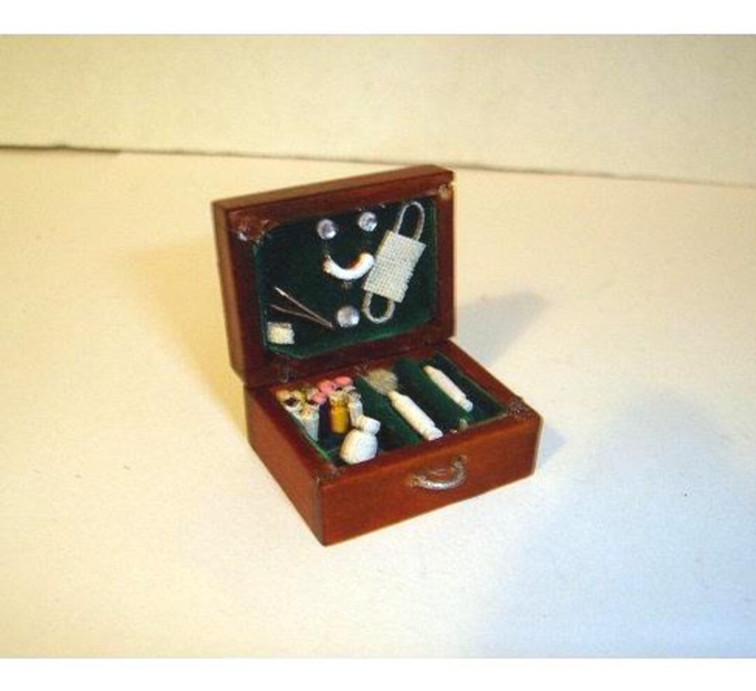 Miniature Medical Box Kit With Accessories / Mini Collectibles / Minis ...