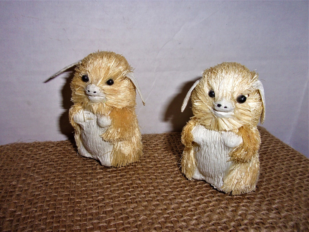 Sisal Beige Pig (??) /single OR Set of 2 /craft Supplies/discontinued ...