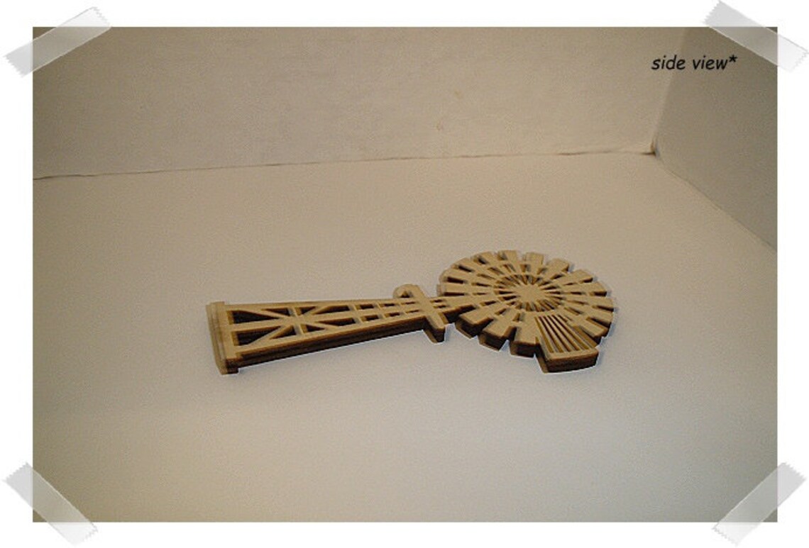 Miniature Farmhouse Unfinished Windmill/ Minis/ Craft | Etsy