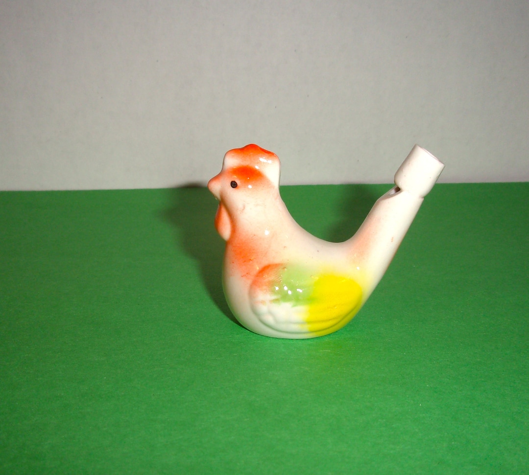 Ceramic Colored Drawing Water Whistle/ Rooster/ Home Décor/supplies* - Etsy