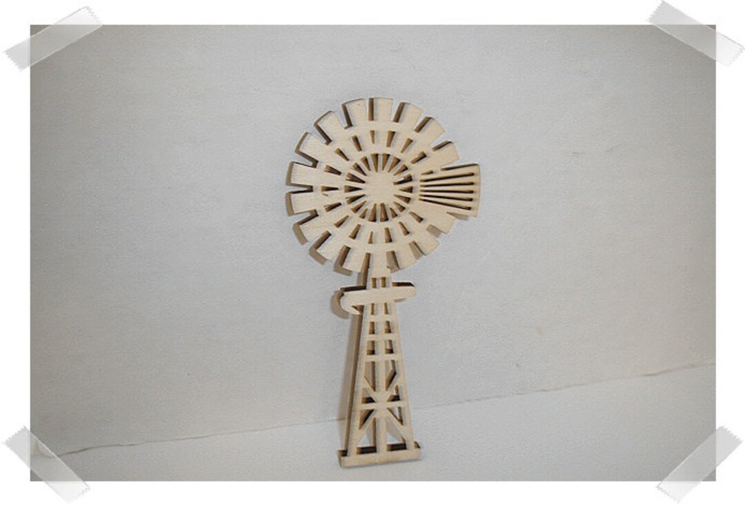 Miniature Farmhouse Unfinished Windmill/ Minis*/ Craft Supplies* - Etsy