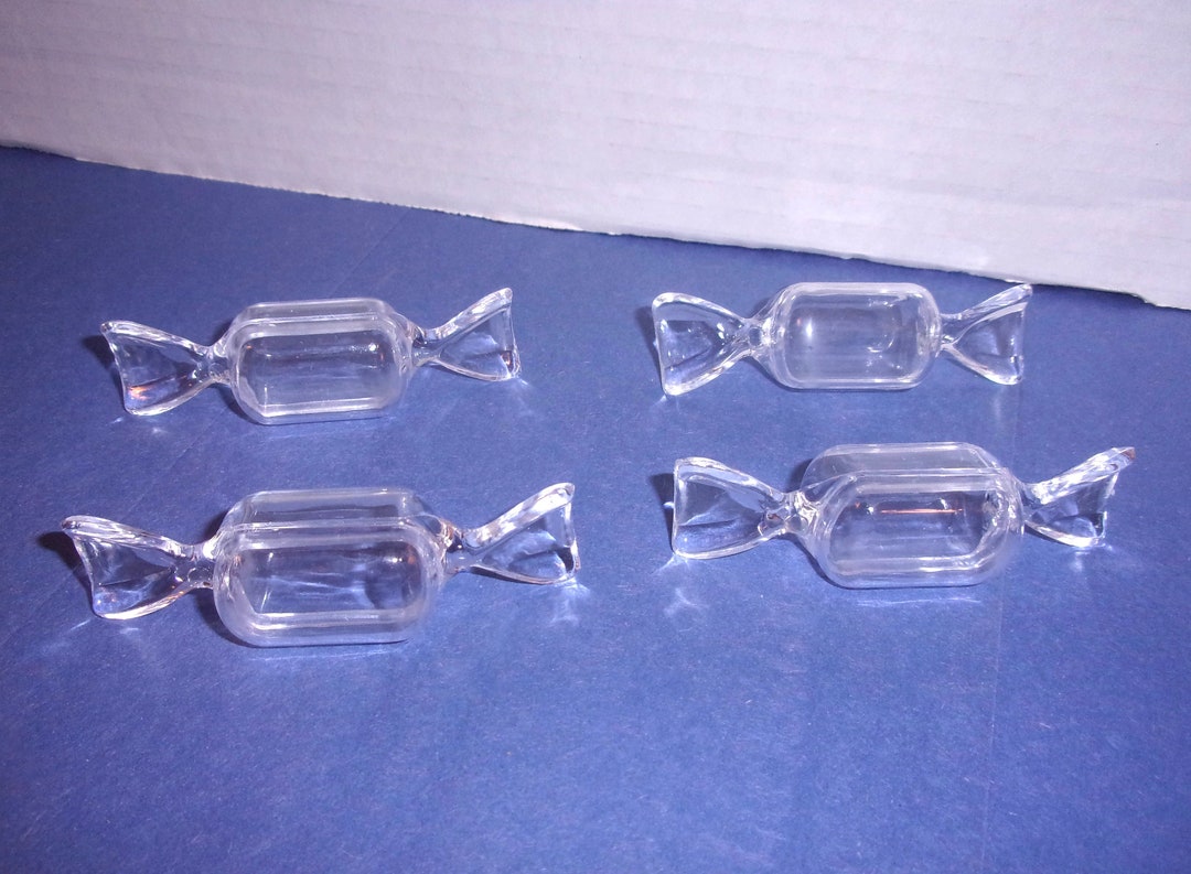 Clear Plastic Candy Boxes, Refillable Mini Shape/ Set of 4/ Craft ...