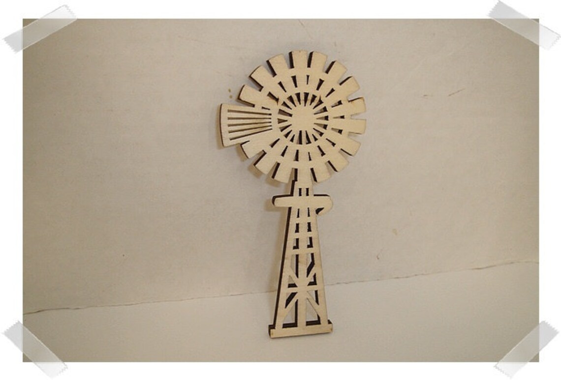 Miniature Farmhouse Unfinished Windmill/ Minis/ Craft - Etsy