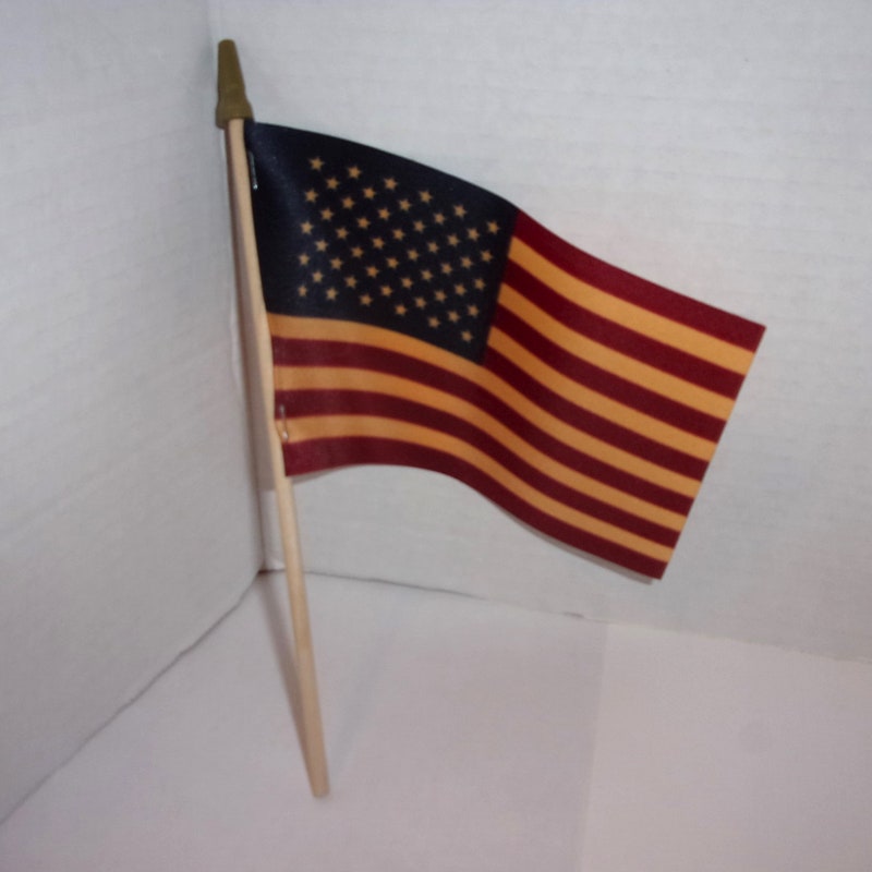 Burlap American Flag - Etsy