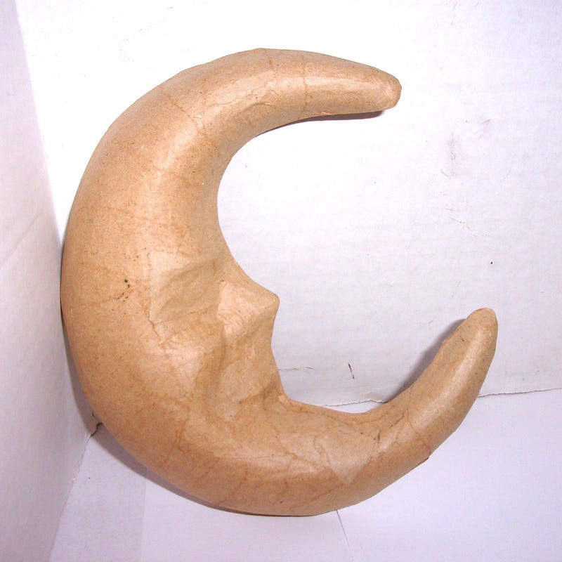 Paper Mache Moon - Etsy