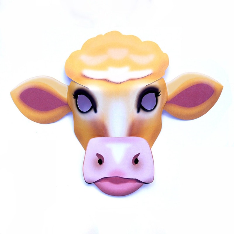 Cow Mask - Etsy