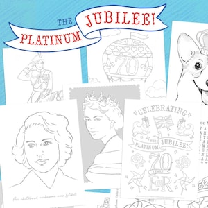 free printable jubilee colouring pictures