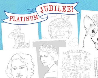 queen elizabeth ii coloring page