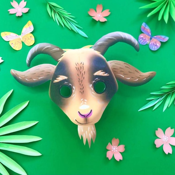 Goat Mask - Etsy
