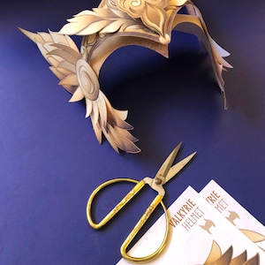 DIY Paper Valkyrie Helmet Template: No Sew Costume (PDF Download) - Etsy