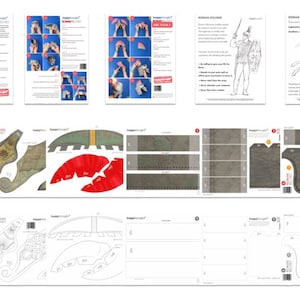 DIY Roman Helmet Mask: Printable Papercraft Template (PDF) - Etsy