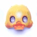 Duck Mask Template DIY No Sew Mask Pattern. Instantly Make a Paper 3D ...