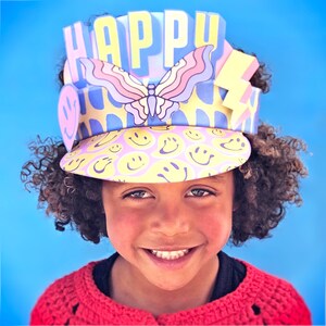DIY Paper Party Hat Templates: Printable Designs (PDF Pattern) - Etsy