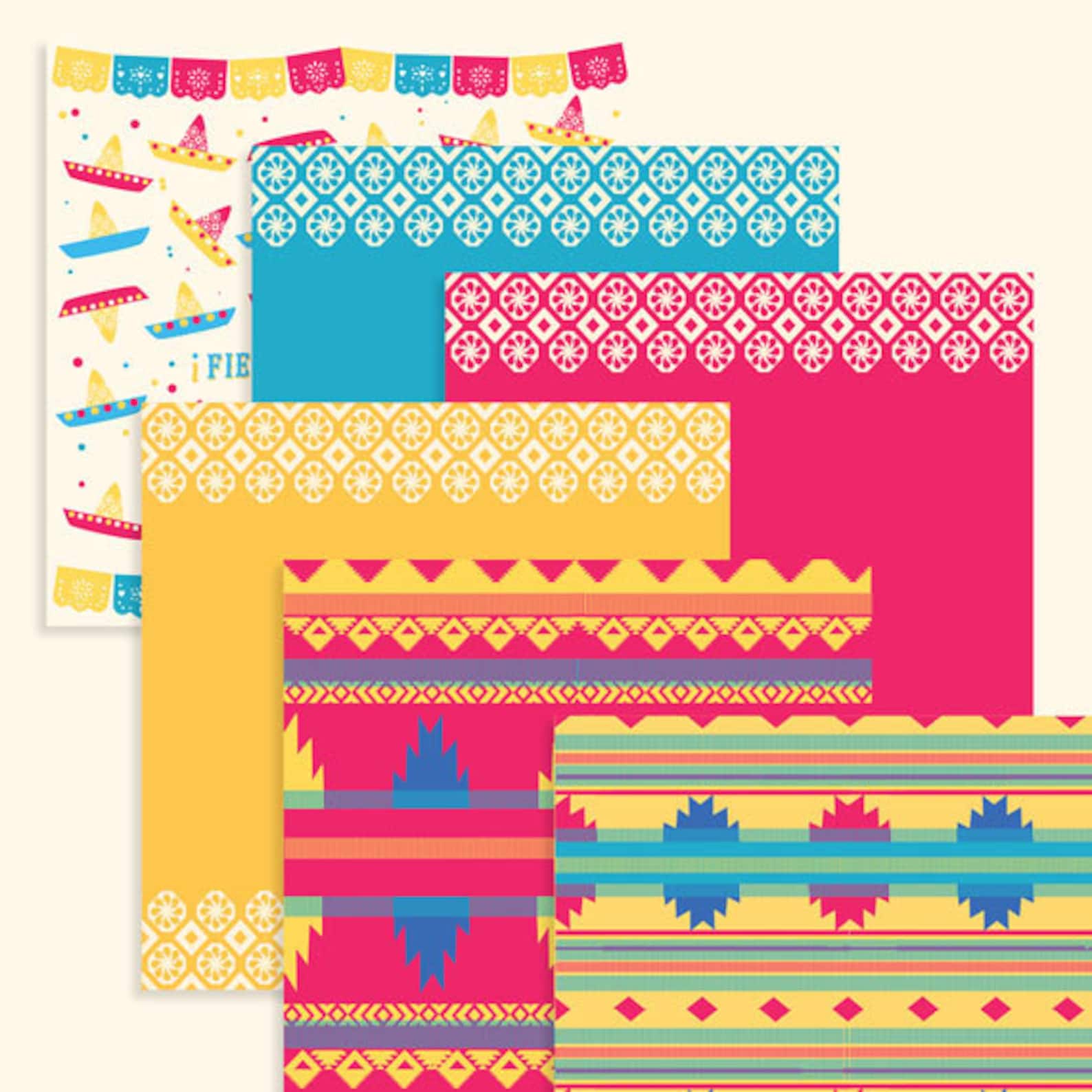 Mexico's Cinco De Mayo Digital Scrapbooking Party Kit. | Etsy