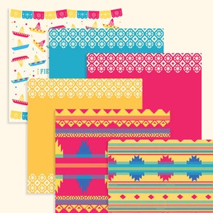 Mexico's Cinco De Mayo Digital Scrapbooking Party Kit. Instantly ...