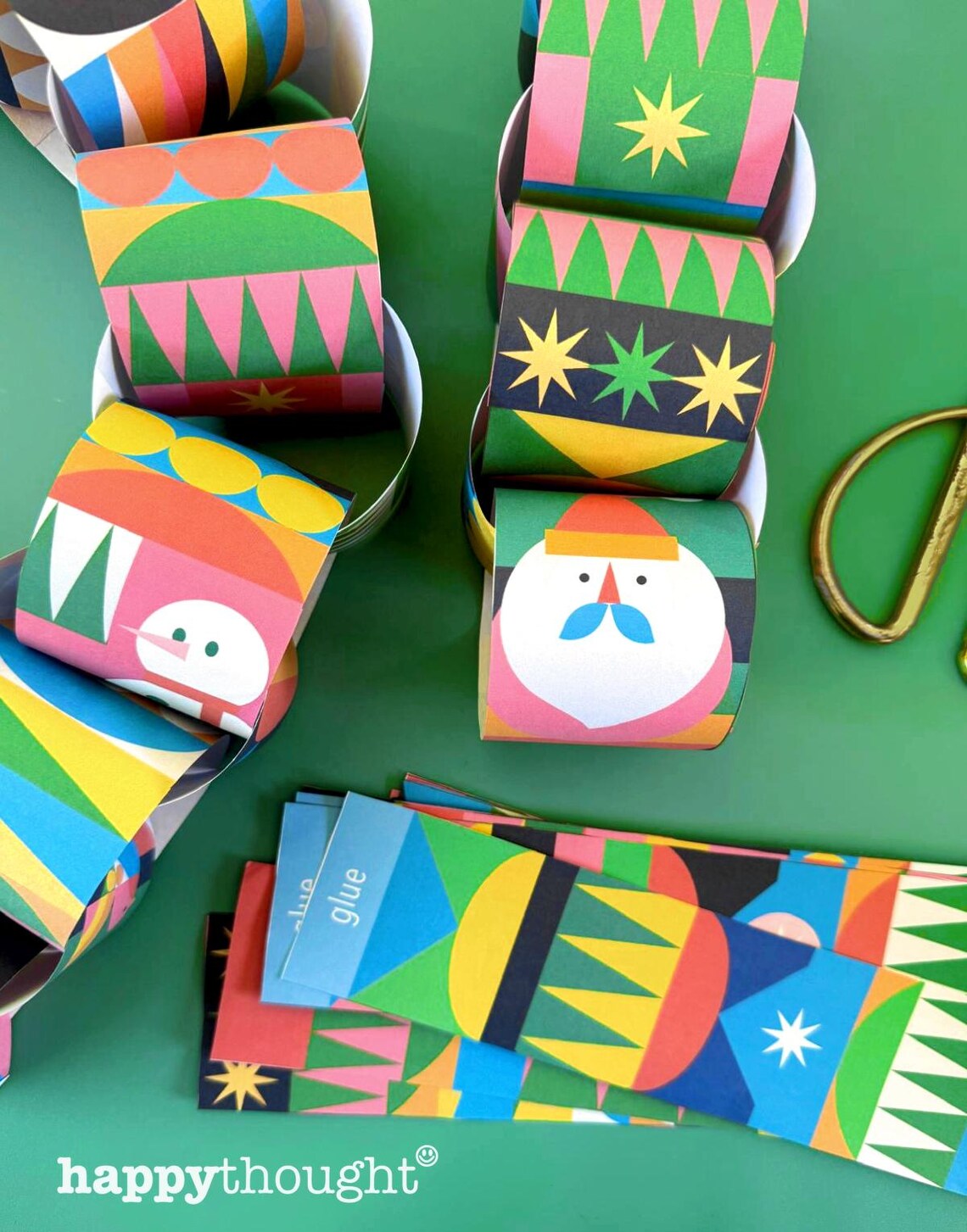 Chunky Paper Chain Garland: DIY Paper Craft (digital PDF Download) - Etsy