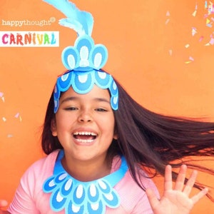 Printable Carnival Headpiece Templates – DIY Costume Masks (PDF) - Etsy