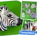 DIY Zebra Hand Puppet Craft Template: Printable Activity (PDF) - Etsy