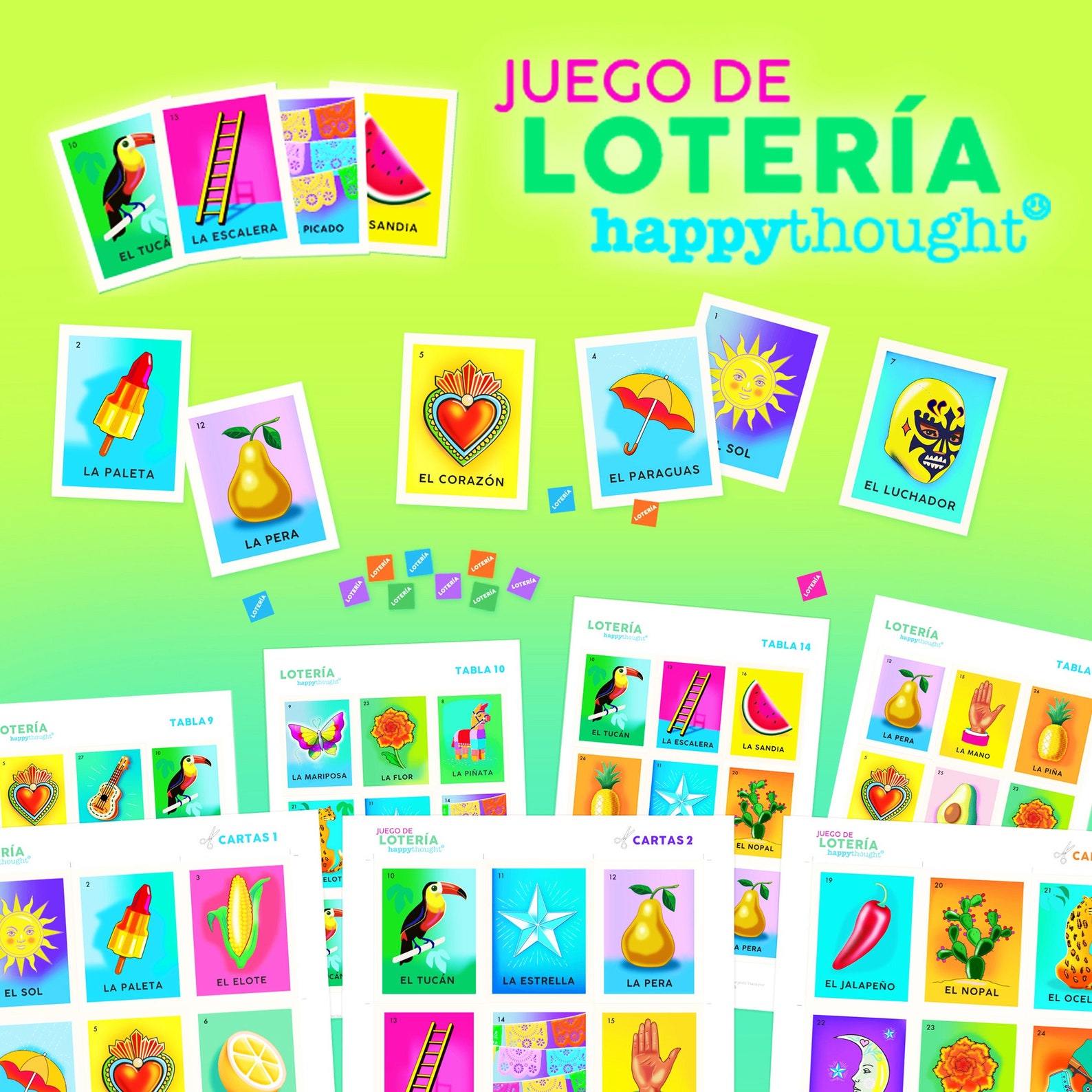 Print and Play Mexican Loteria Game Looking for a Fun and - Etsy