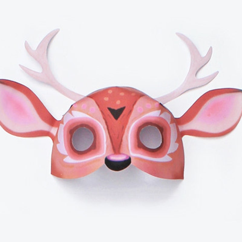 Deer Mask - Etsy