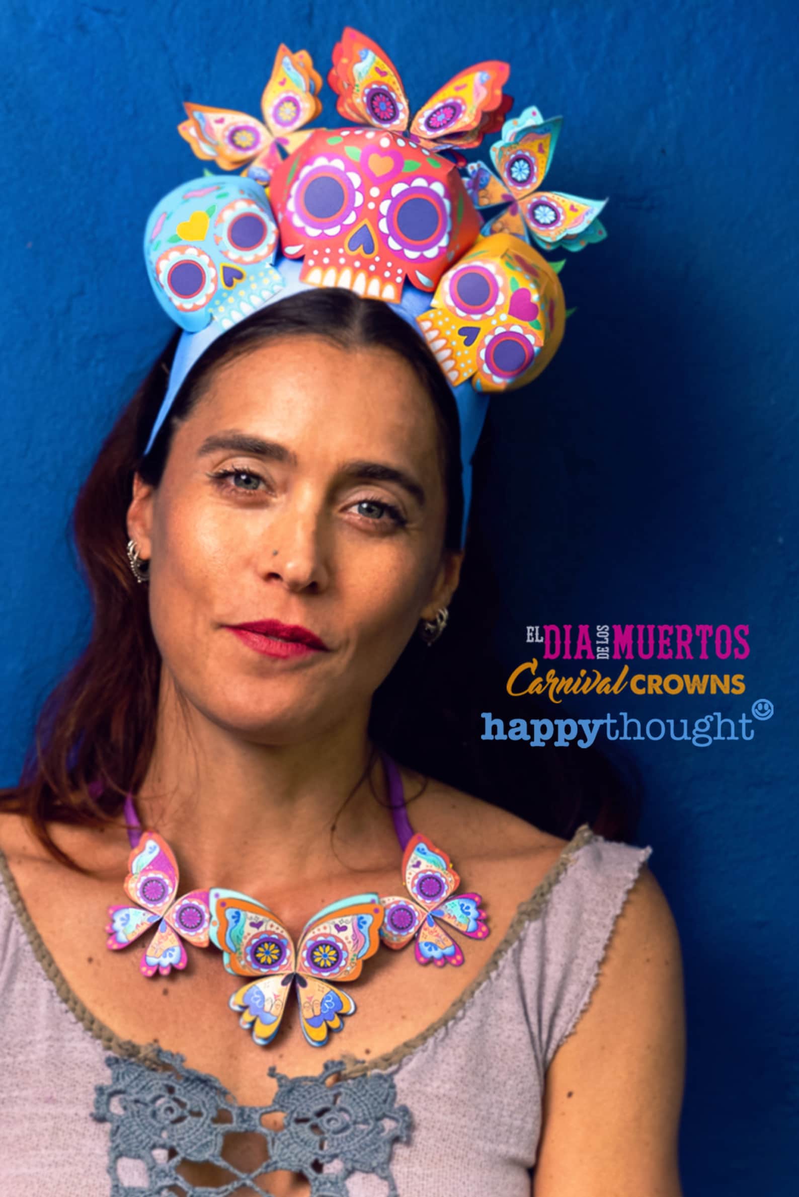 Day of the Dead Headdress – Printable DIY Crown Templates (PDF) - Etsy