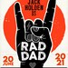 Father's Day RAD DAD Rock Printable Poster, Greeting Card and ...