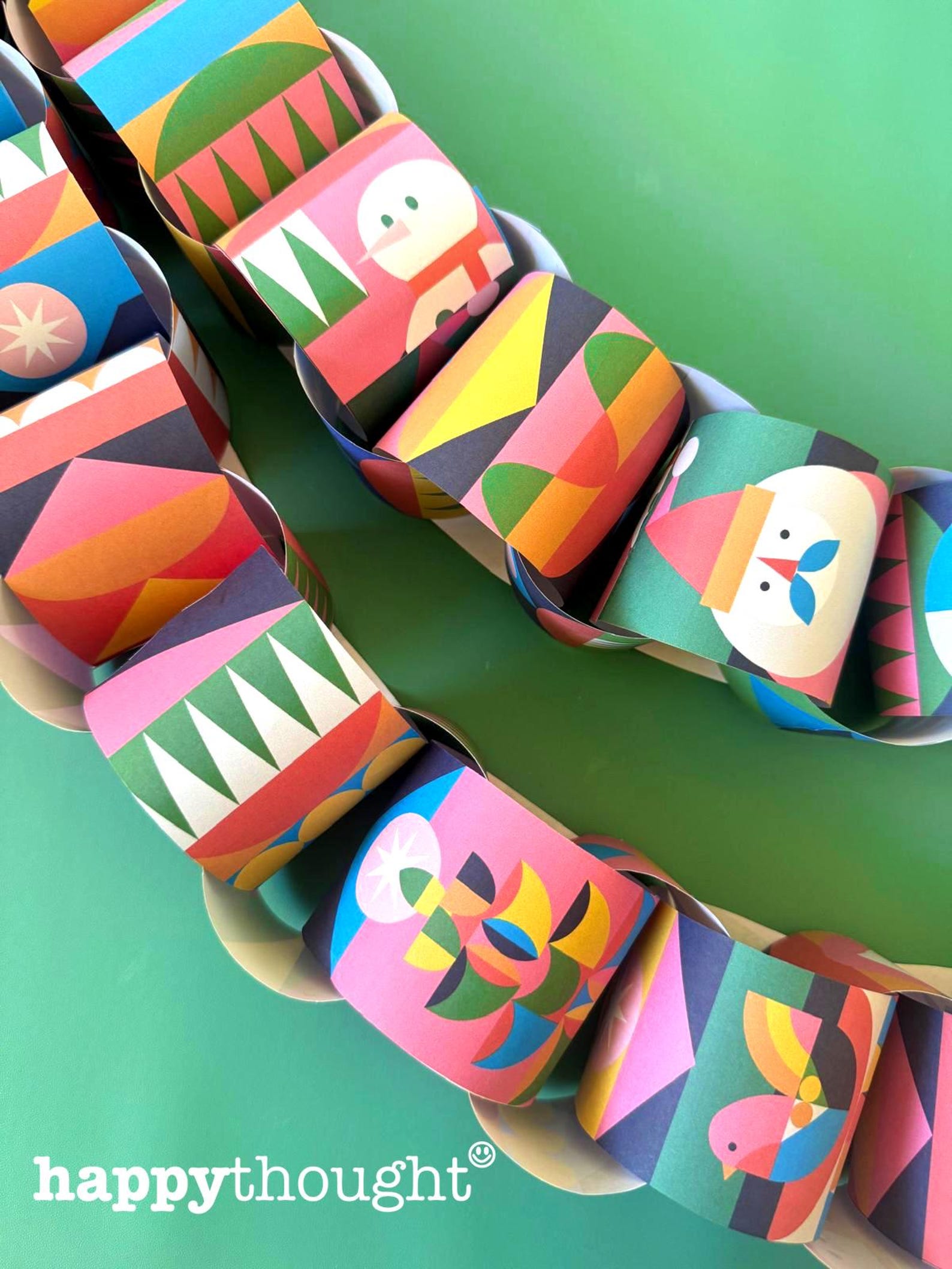 Chunky Paper Chain Garland: DIY Paper Craft (digital PDF Download) - Etsy
