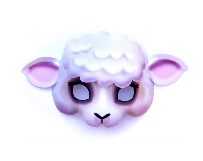 Sheep Mask Printable, Paper DIY for Kids and Adults. PDF Template. Instant Download. for ...