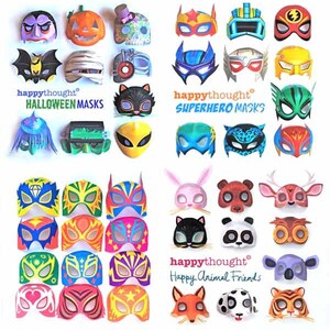 Parrot Mask Template DIY No Sew Mask Pattern. Instantly Make a Parrot ...